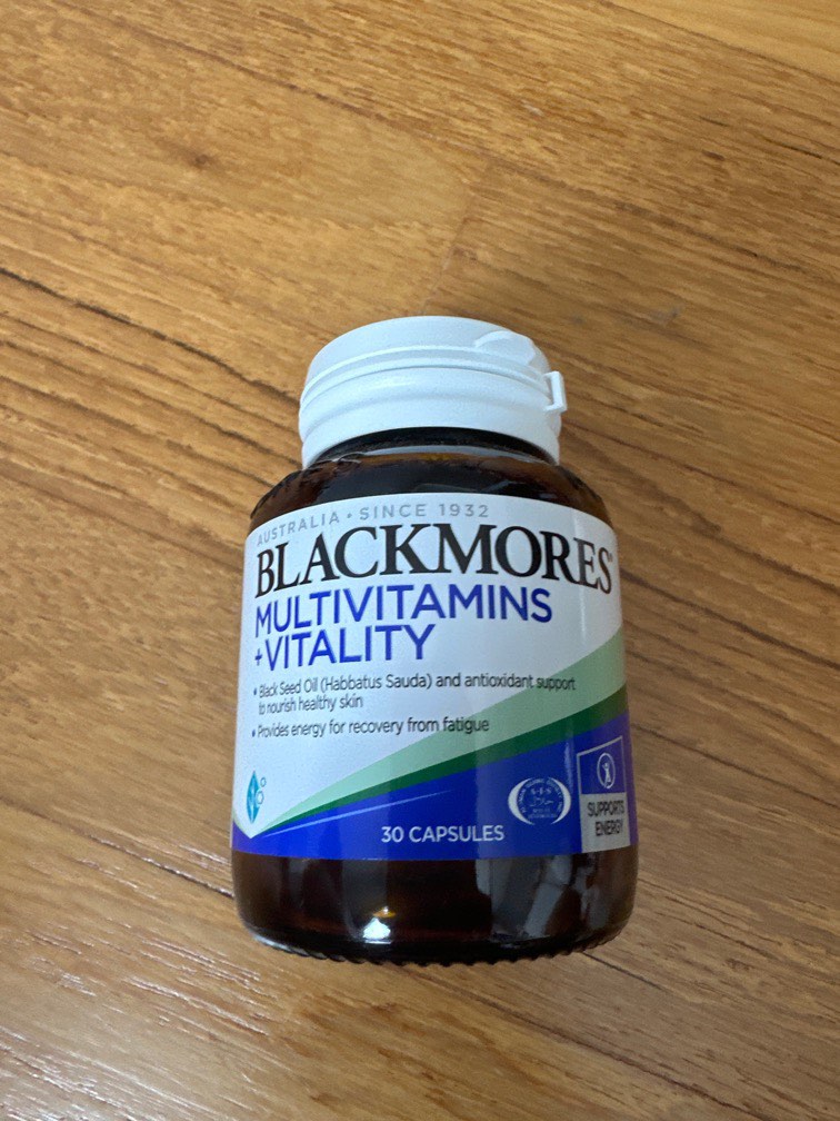 Blackmores Multivitamins + Vitality, Health & Nutrition, Health ...