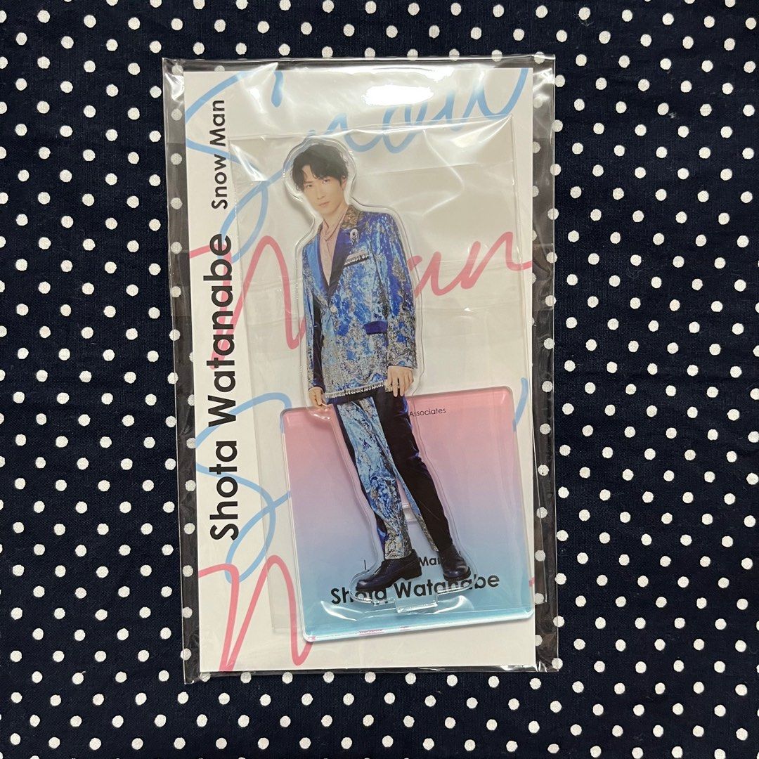 BNIP Snow Man Acrylic Stands - Watanabe Shota / Meguro Ren / Raul, Hobbies & Toys, Memorabilia ...