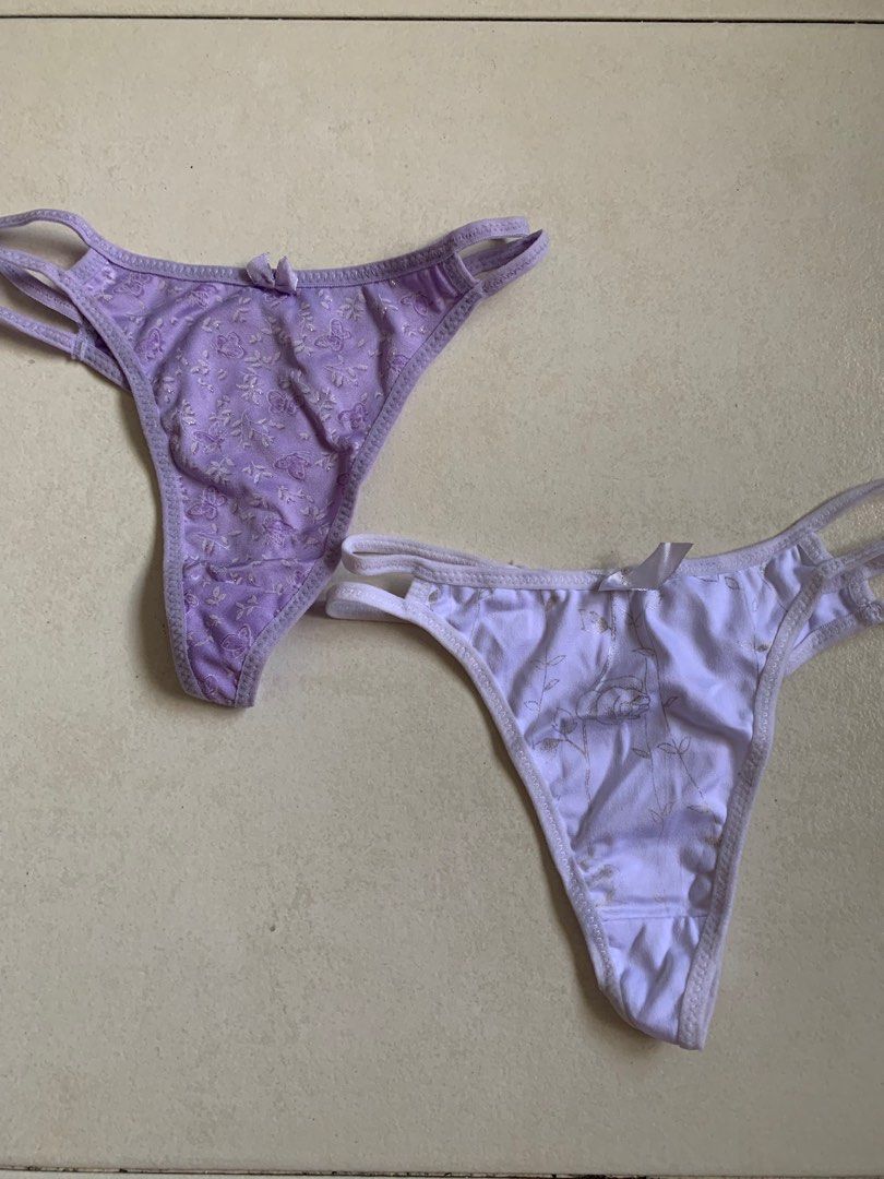 Bundle of 2 G strings, Women's Fashion, New Undergarments & Loungewear ...
