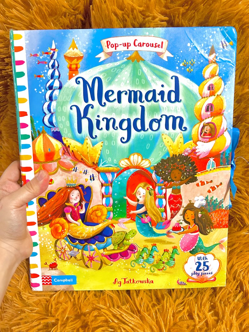 Campbell: Pop Up Carousel Memaid Kingdom with Press Outs on Carousell