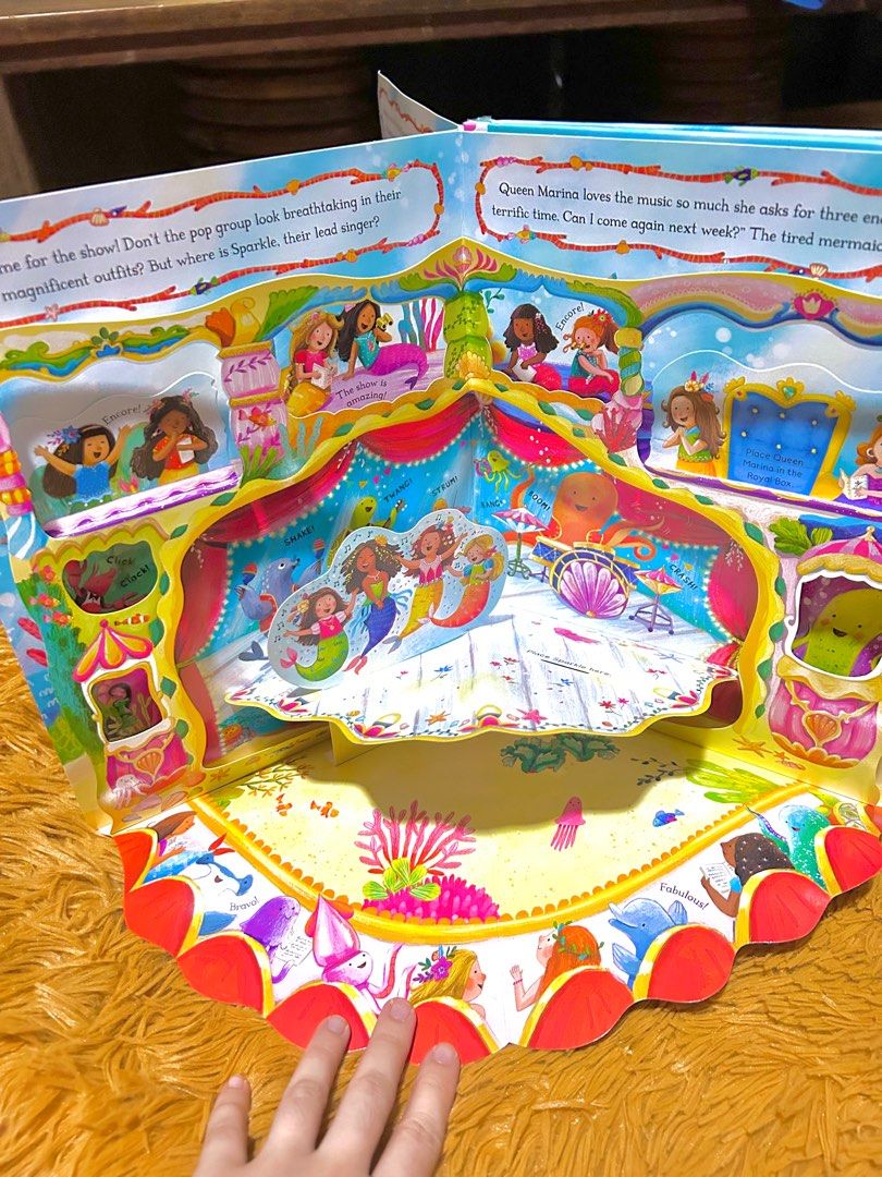 Campbell: Pop Up Carousel Memaid Kingdom with Press Outs on Carousell