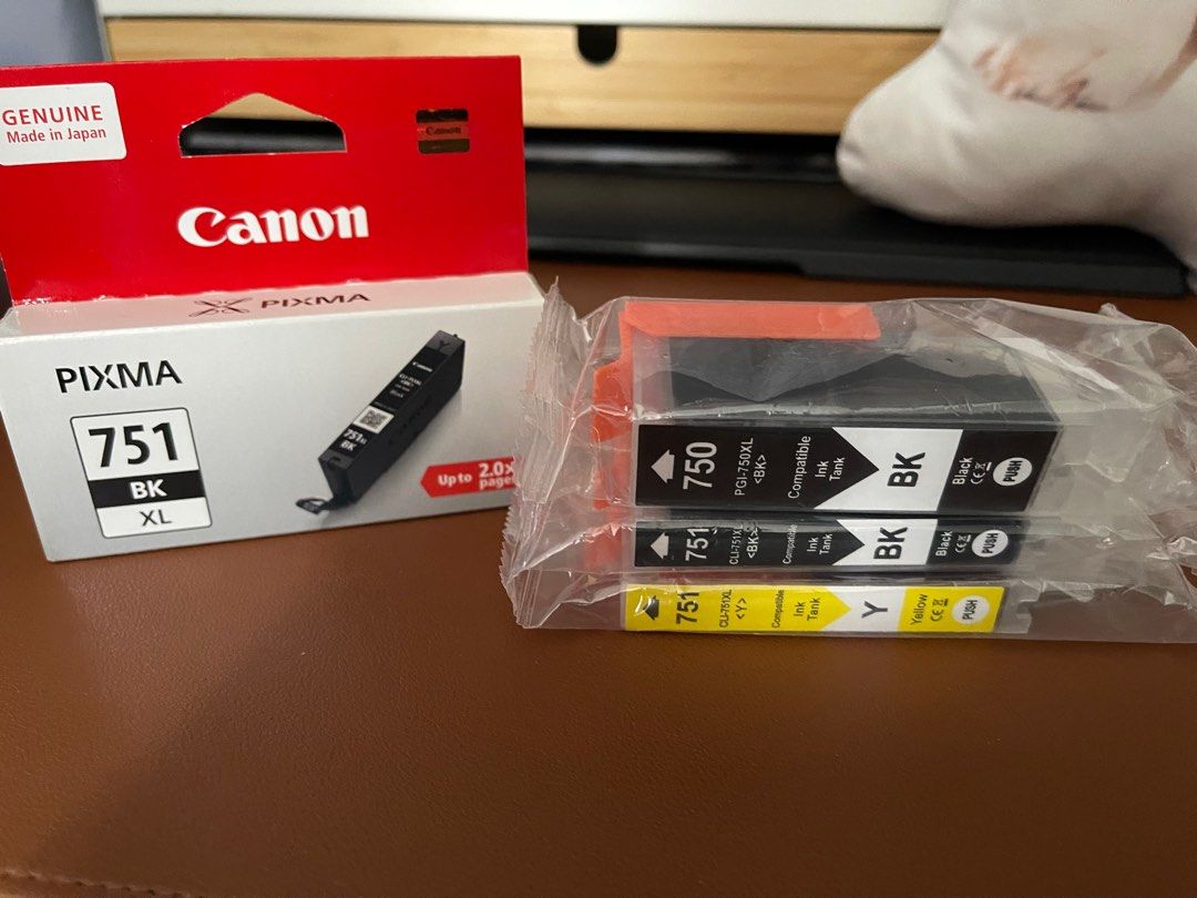 Canon Pixma Cartridge 751 XL 750XL, Computers & Tech, Printers ...