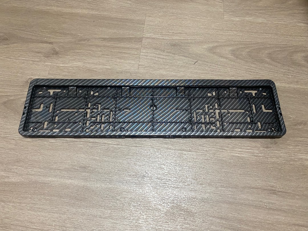 Carbon Fibre License Plate Frame Number Plate Holder, Car Accessories ...