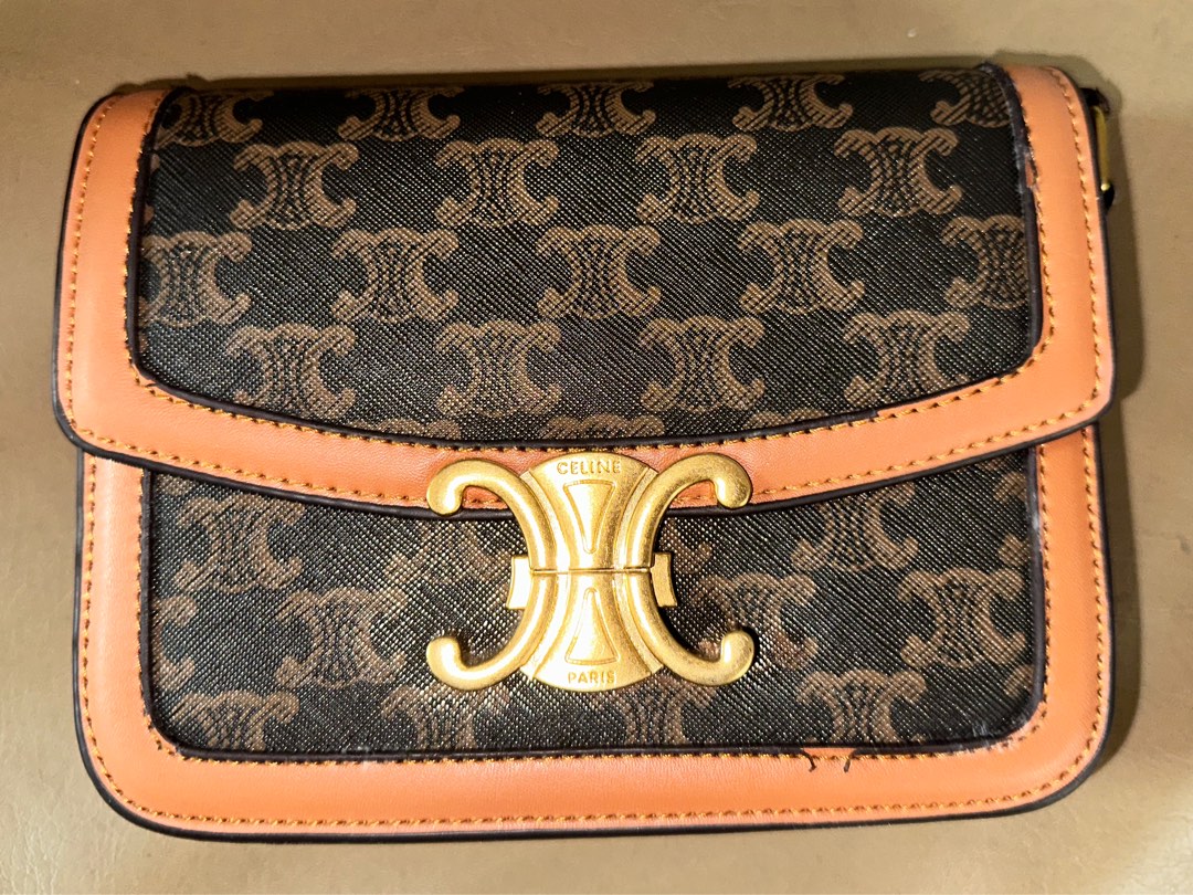 Celine monogram sling bag, Luxury, Bags & Wallets on Carousell