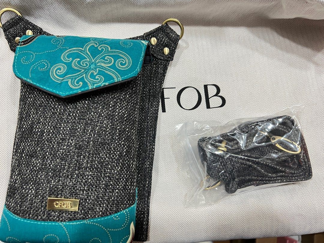 CFOB Batik design flap on jute cross body bag, Women's Fashion, Bags ...