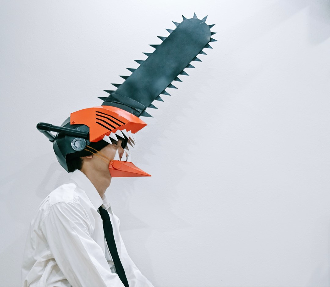Chainsaw Man Lifesize Cosplay Costume Helmet, Hobbies & Toys ...