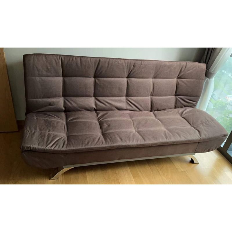 Cloth, PVC leather Sofa Bed small size unit folding sofa, Furniture ...
