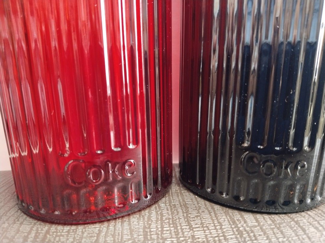 Coca Cola Coke 550ml Miniso Glass Mug Tumbler, Hobbies & Toys ...