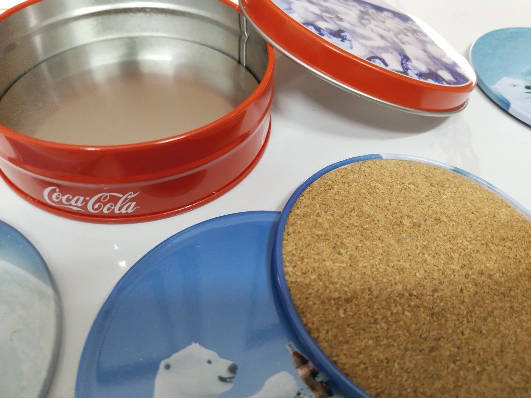 Coca Cola Coke Coasters Teaplates, Hobbies & Toys, Collectibles ...