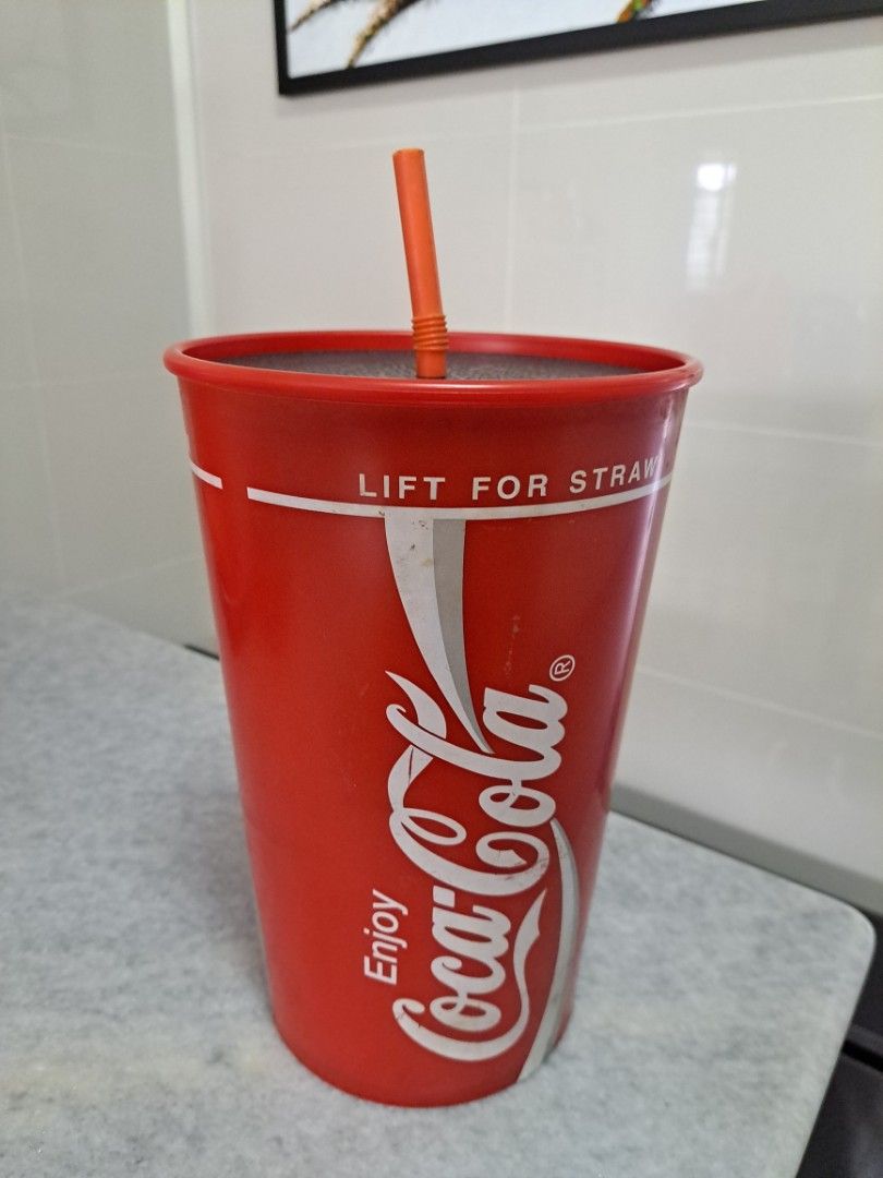 Coca Cola straw holder., Everything Else on Carousell