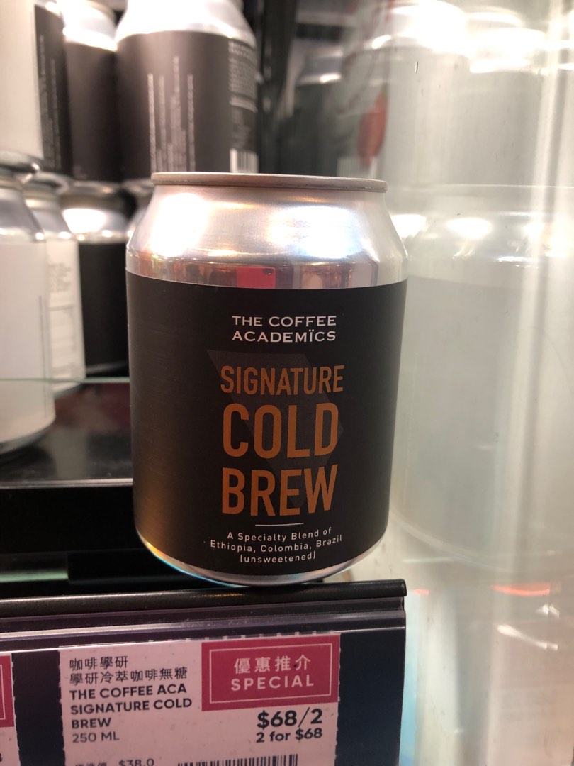 Coffee Academics Signature Cold Brew 咖啡學研冷萃咖啡, 嘢食 & 嘢飲, 飲料 - Carousell