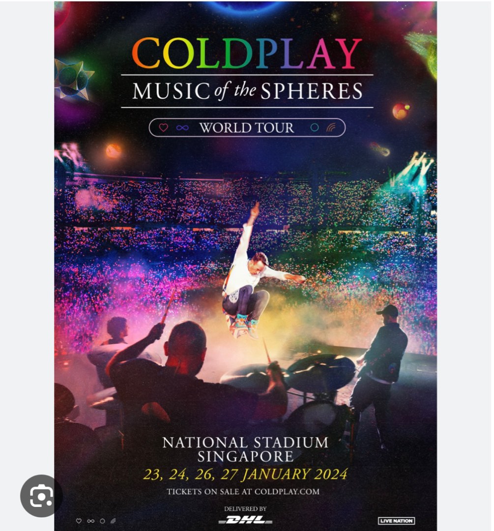 Coldplay CAT4 ticket, Tickets & Vouchers, Event Tickets on Carousell