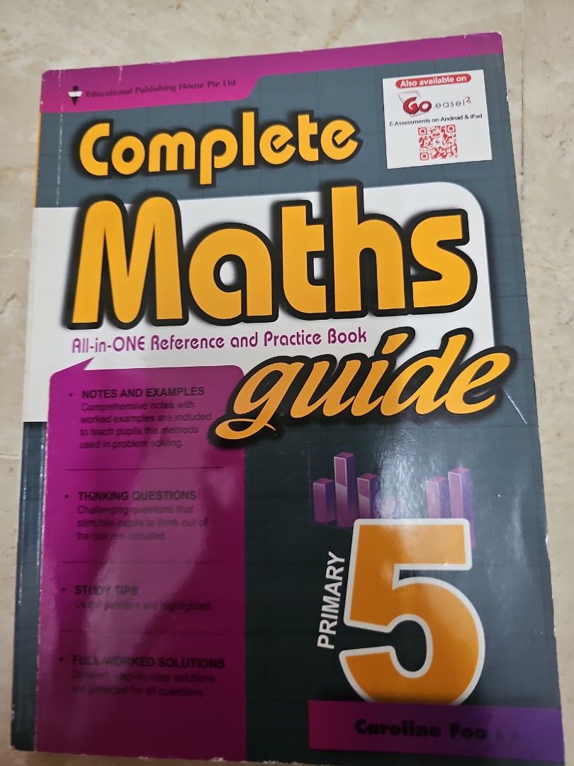 Complete Maths Guide Primary 5, Hobbies & Toys, Books & Magazines ...