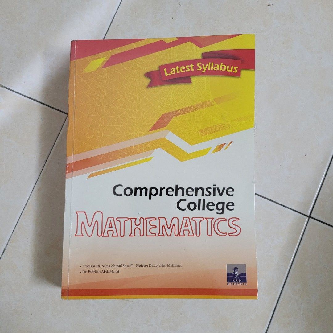 Comprehensive College Mathematics/ Buku Rujukan Matematik Asasi ...