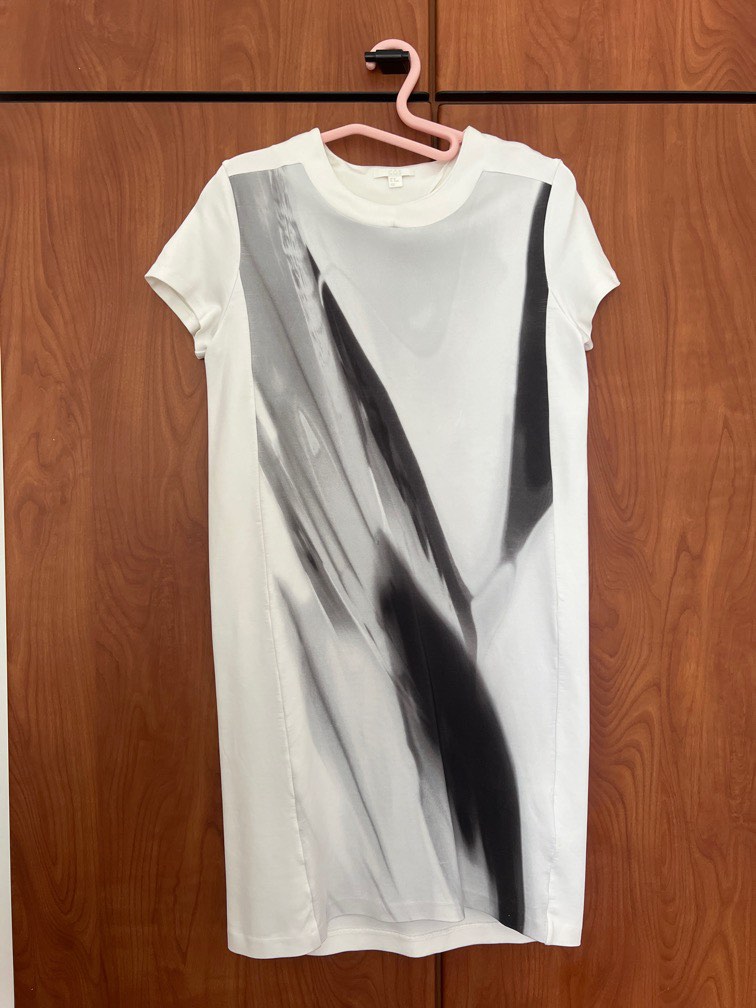 Cos white black print shift dress, Women's Fashion, Dresses & Sets ...