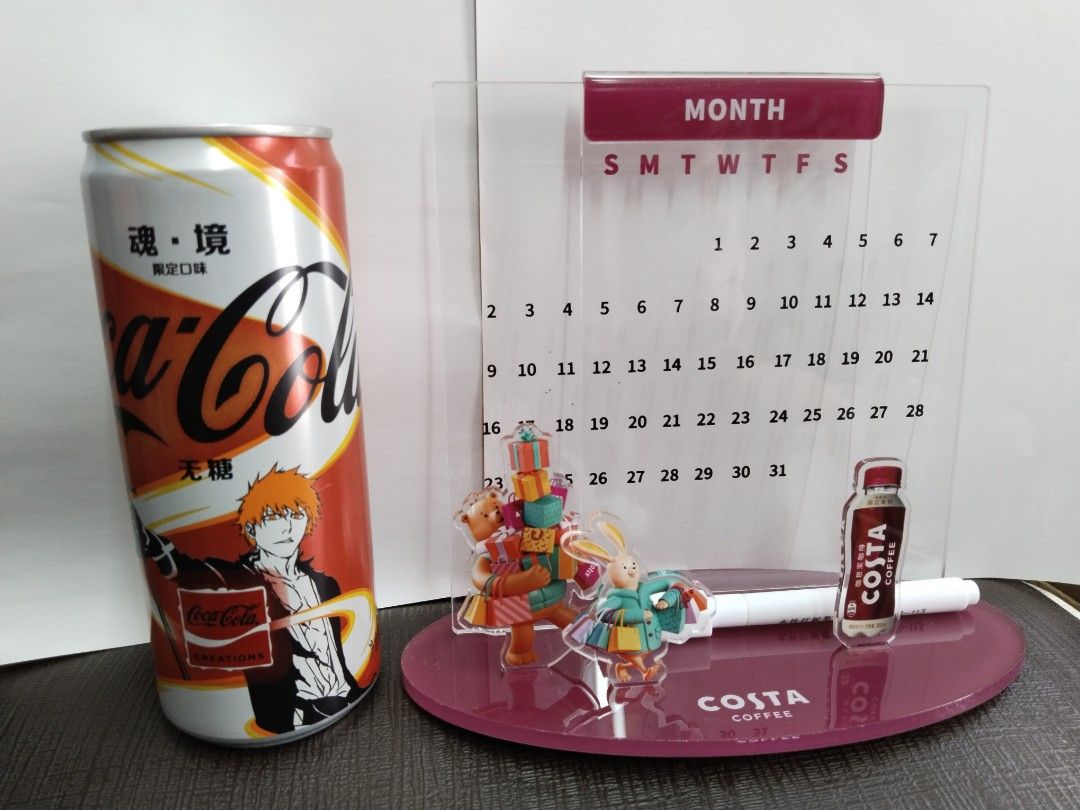 Costa Coffee Handwriting Calendar, Hobbies & Toys, Collectibles ...