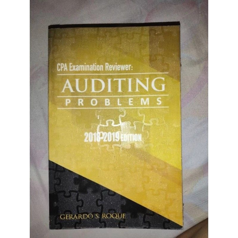 CPA Examination Reviewer:AUDITING PROBLEMS by GERARDO S. ROQUE 2018 ...