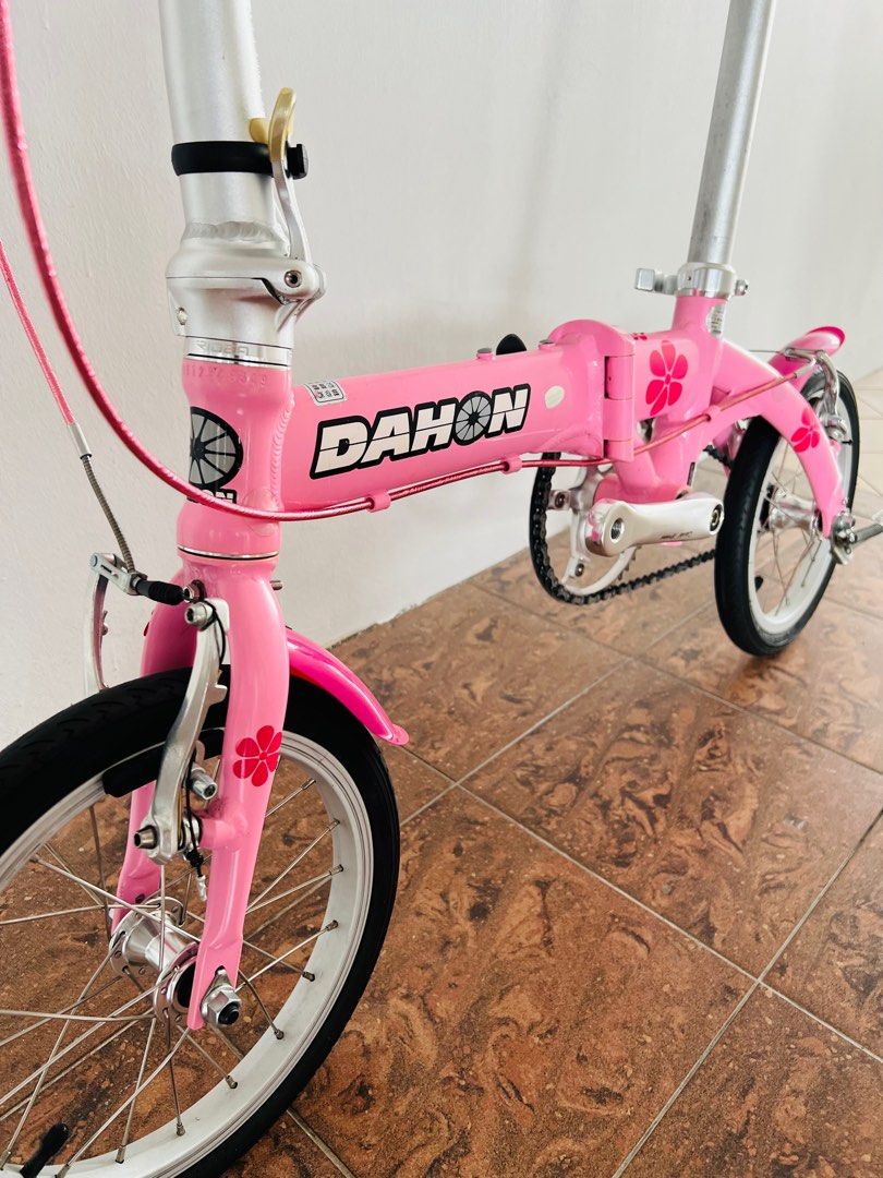 Dahon 412 classic pink bicycle, Sports Equipment, Bicycles & Parts ...