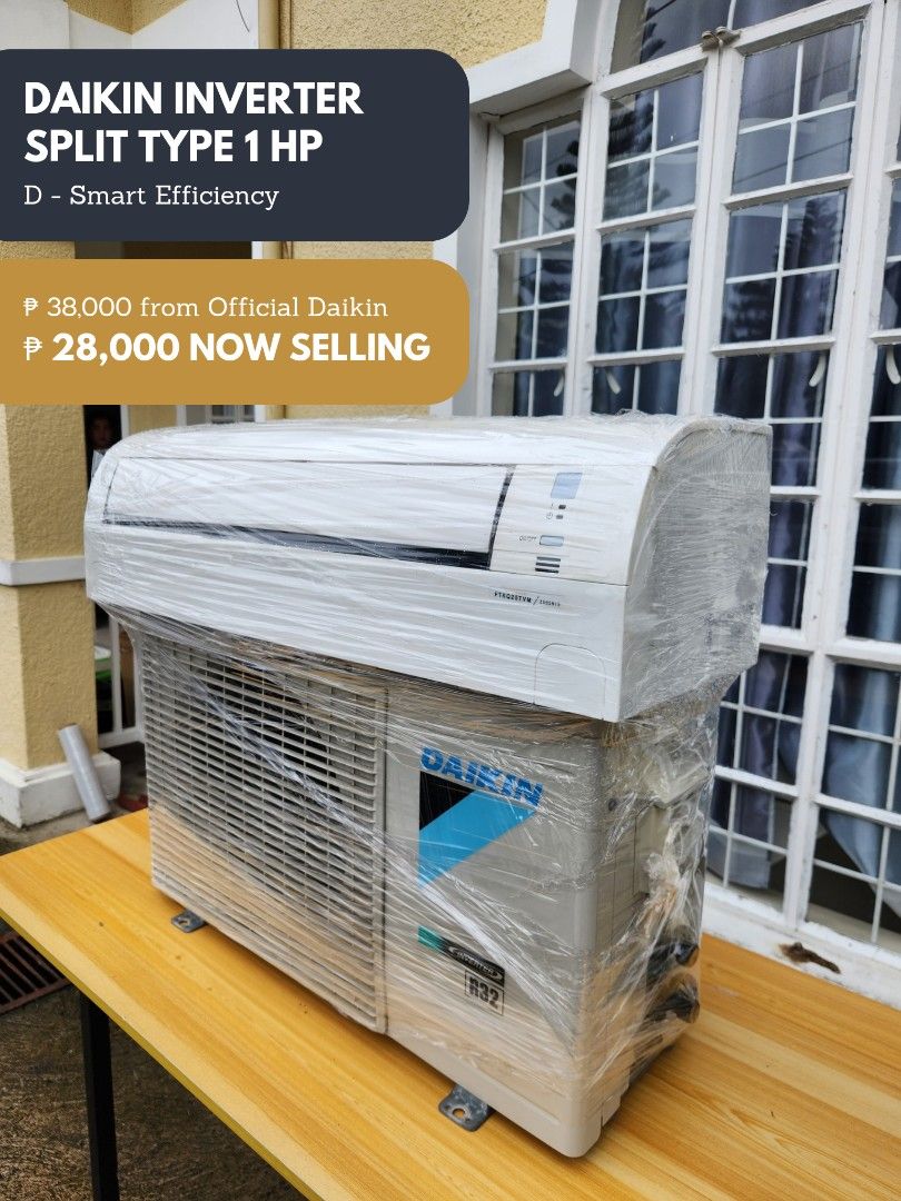 Daikin Inverter Split Type 1 HP, TV & Home Appliances, Air Conditioning ...