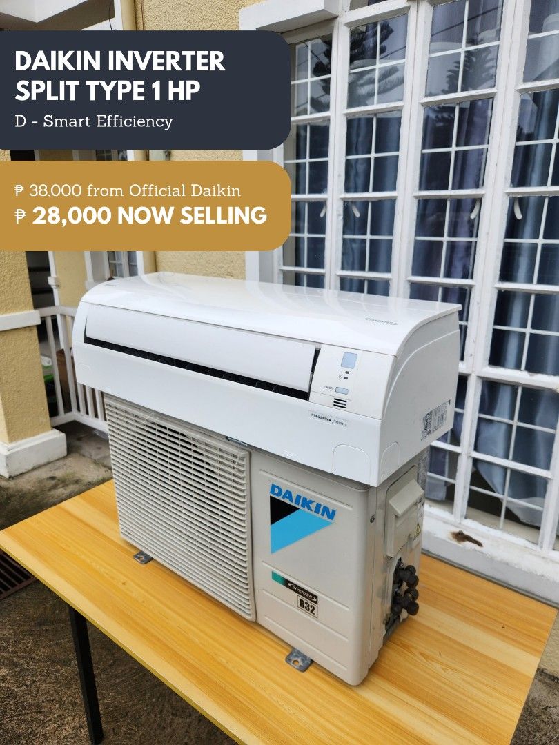 Daikin Inverter Split Type 1 HP, TV & Home Appliances, Air Conditioning ...