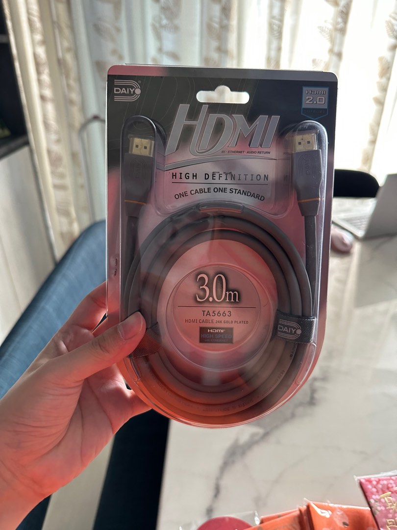 DAIY HDMI cable 3m, Computers & Tech, Parts & Accessories, Cables ...