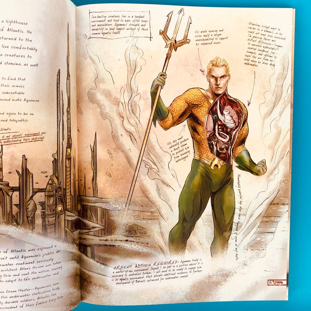 DC Comics Anatomy of a Metahuman Batmans Diary on Carousell