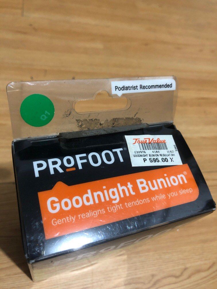 Decluttering Profoot goodnight bunion one pair, fits all sizes, Beauty ...