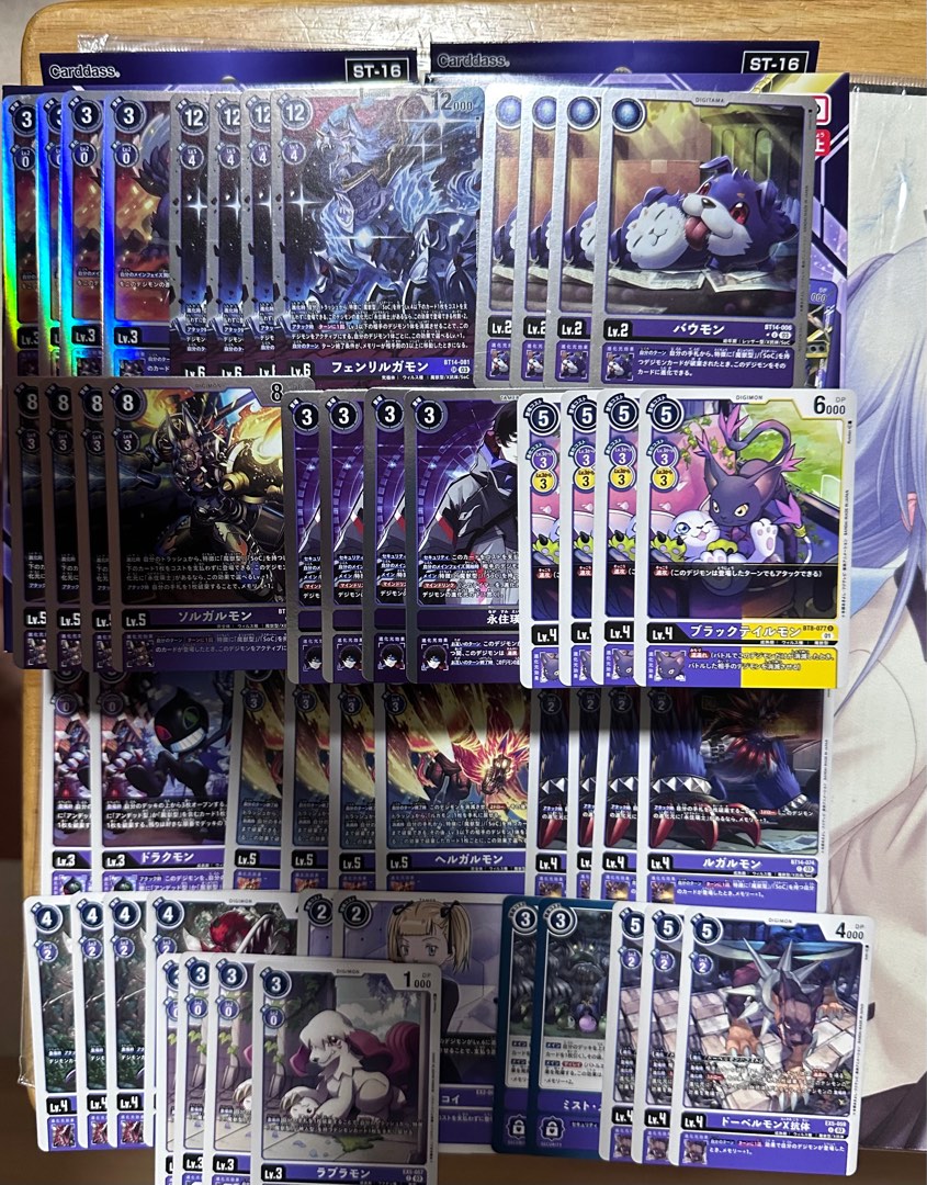 Digimon TCG loogamon/ FenriLoogamon deck, Hobbies & Toys, Toys & Games ...