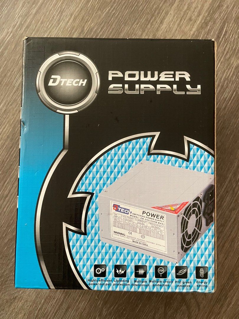 DTech switching power supply EB-550 (550w max.), Computers & Tech, Parts & Accessories, Other ...