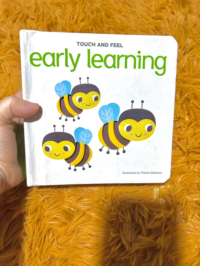 Early Learning Chunky Board Book with Touch and Feel on Carousell