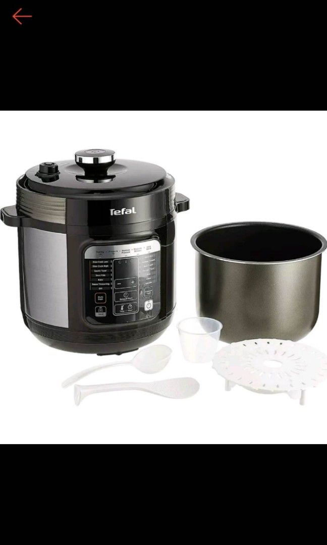 Tefal Home Chef Smart 6L Multi-Purpose Electric Pressure Cooker, TV ...