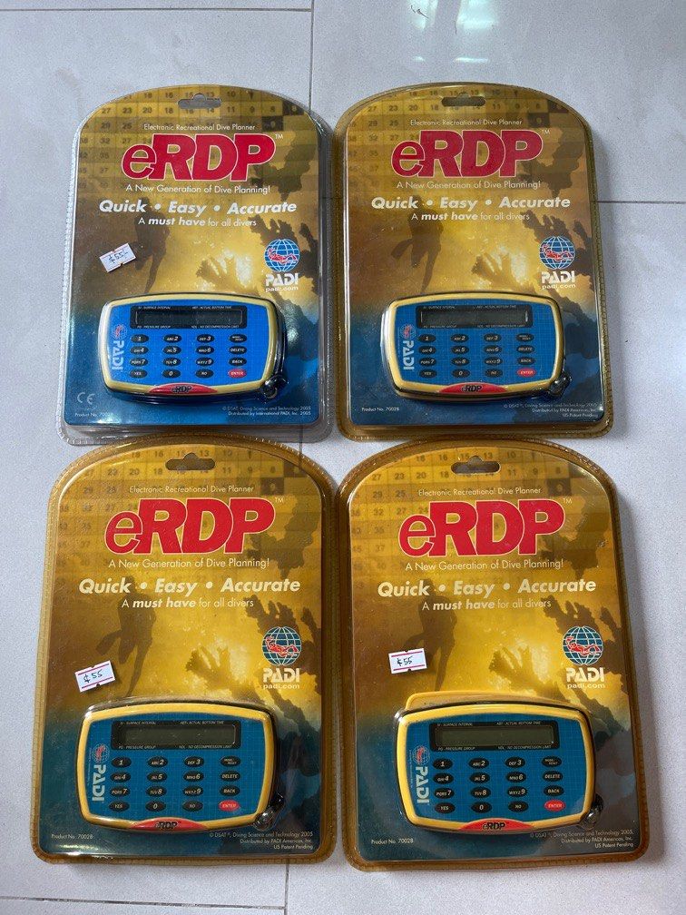 eRDP - Padi Dive Planner, Sports Equipment, Other Sports Equipment and ...