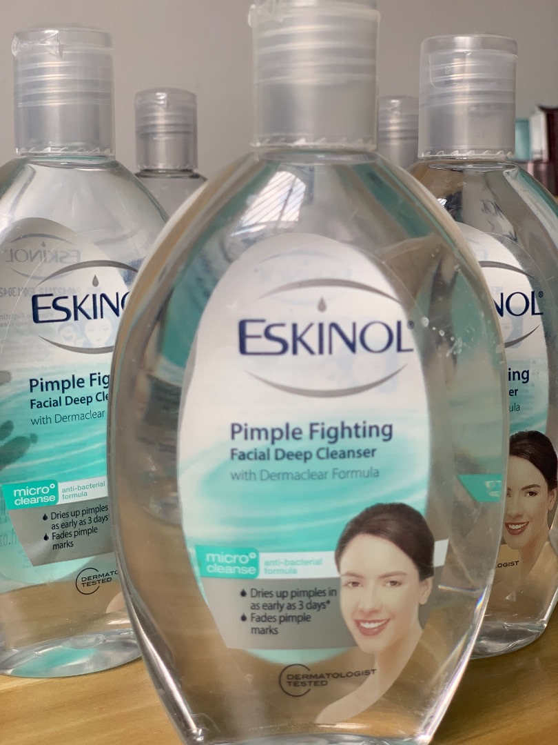 Eskinol Pimple Fighting Facial Deep Cleanser with Dermaclear Formula ...
