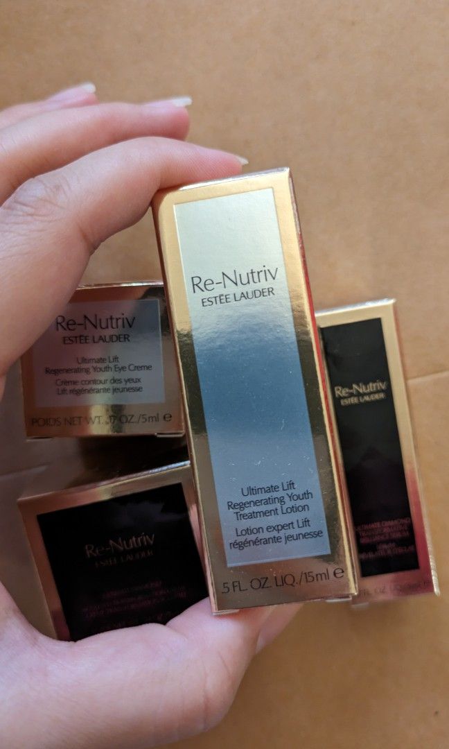 Estee Lauder Re-Nutriv sample trial set, Beauty & Personal Care, Face ...