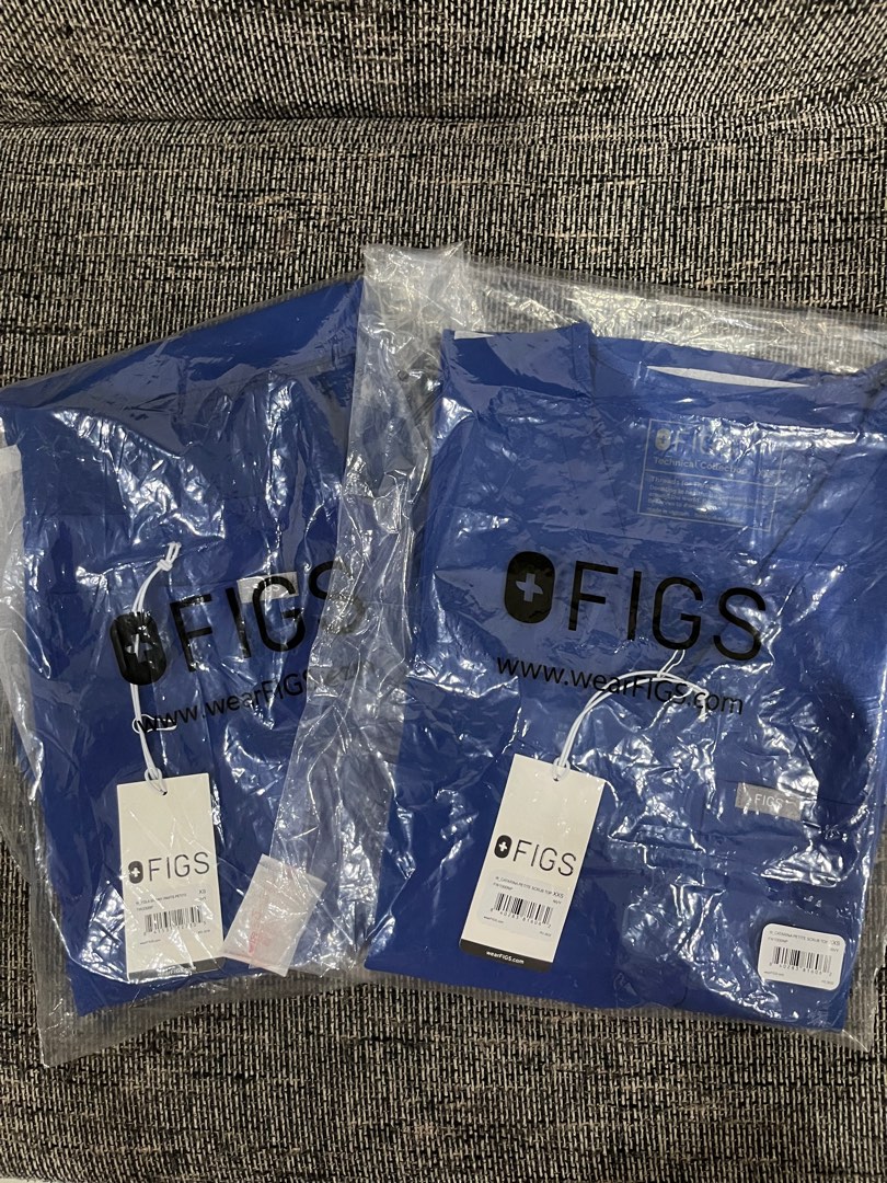 FIGS WINNING BLUE Catarina Scrub Top (xxsmall) and Yola petite skinny ...