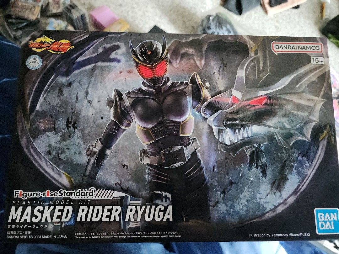 Figure-Rise Standard Masked Rider Ryuga Bandai, Hobbies & Toys, Toys & Games on Carousell