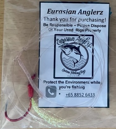 Fluoro Reversible Single Bottom Apollo Rigs, Sports Equipment, Fishing ...