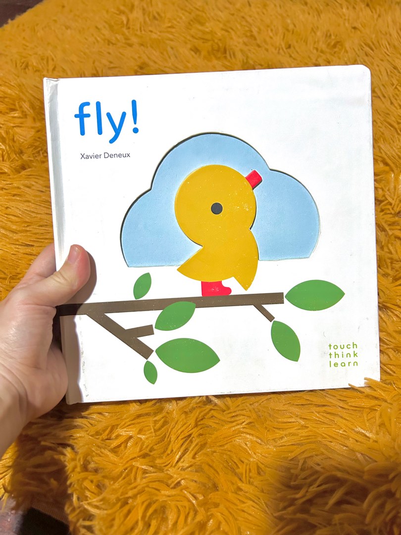 Fly! By Xavier Deneux Board Book with Play Pieces on Carousell