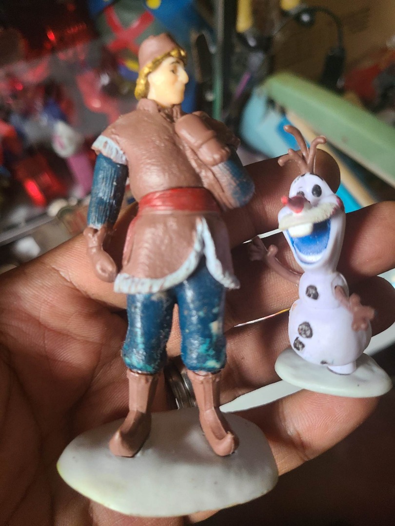 Frozen Kristoff & Olaf Cake Topper set on Carousell
