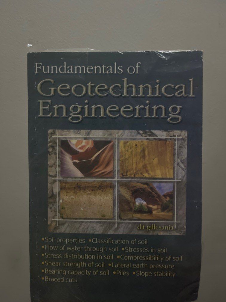 Fundamentals of Geotechnical Engineering, Hobbies & Toys, Books & Magazines, Textbooks on Carousell