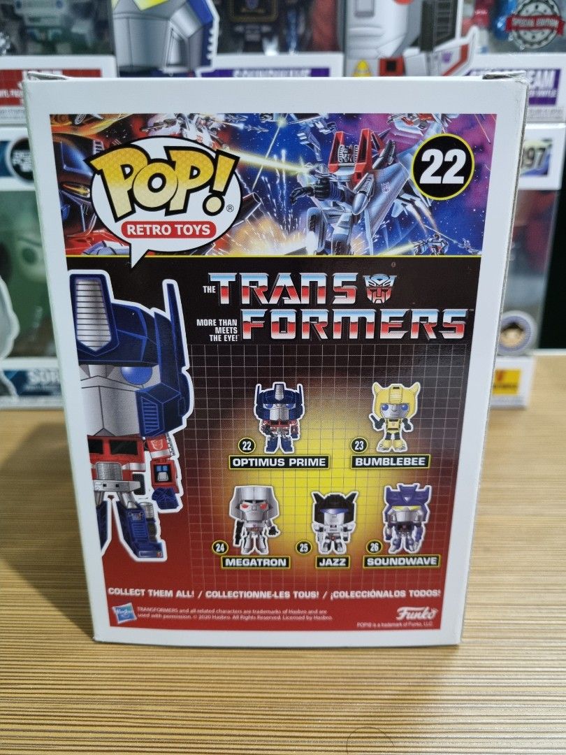 Funko Pop - Retro Toys Transformers Optimus Prime, Hobbies & Toys, Toys ...