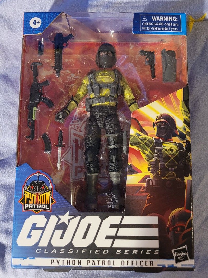 GI Joe classified Python Patrol officer Cobra Viper BAT B.A.T. g i joe ...