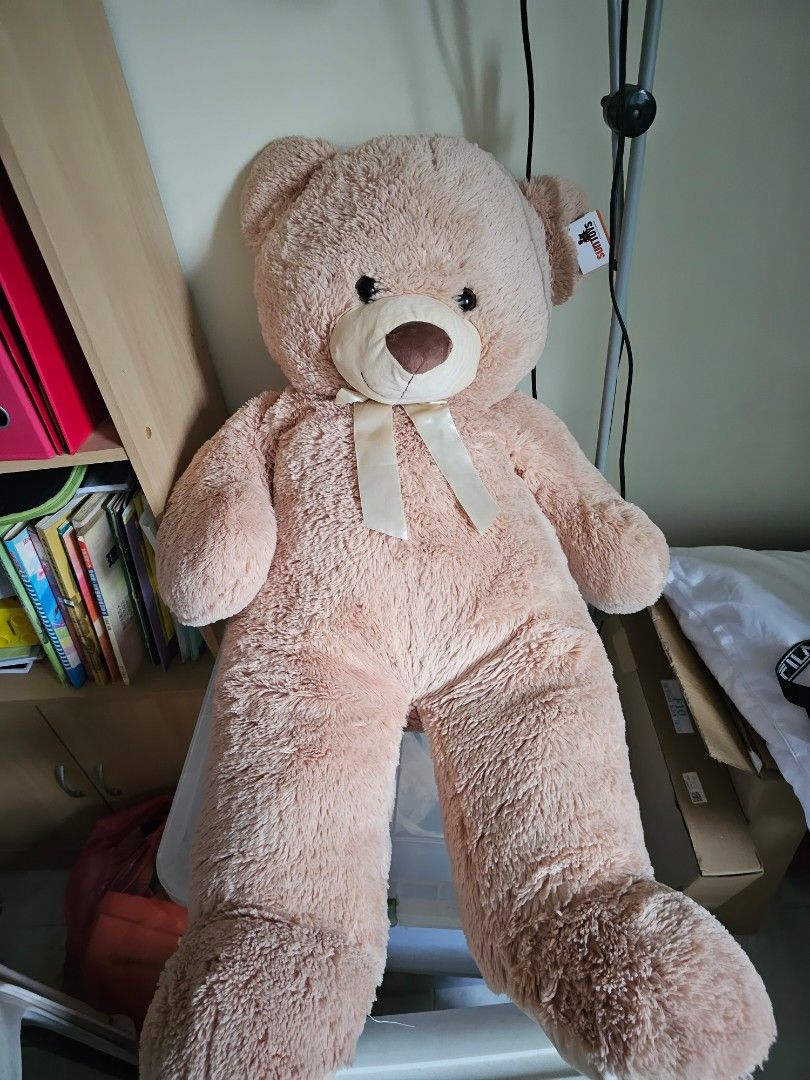 Giant Teddy Bear 1.2M, Hobbies & Toys, Toys & Games on Carousell