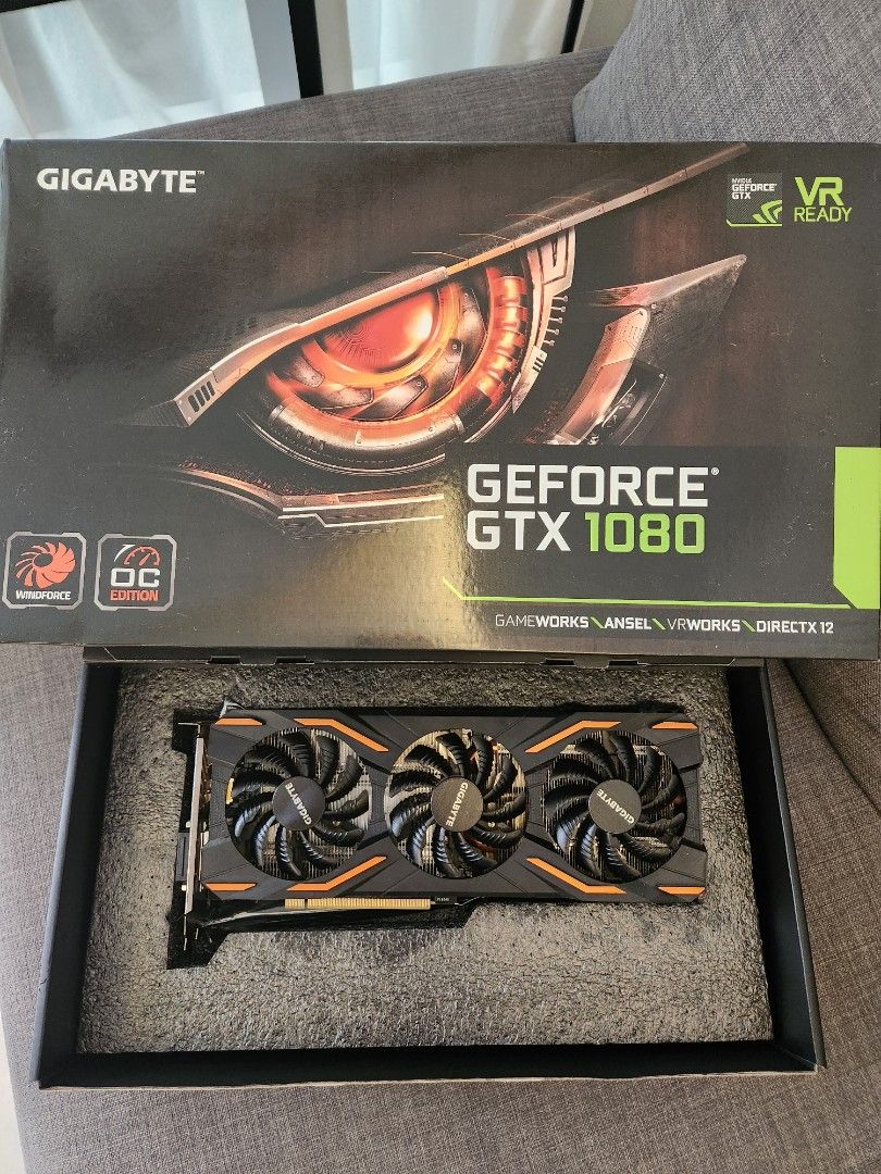 Gigabyte GeForce GTX 1080, Computers & Tech, Parts & Accessories ...