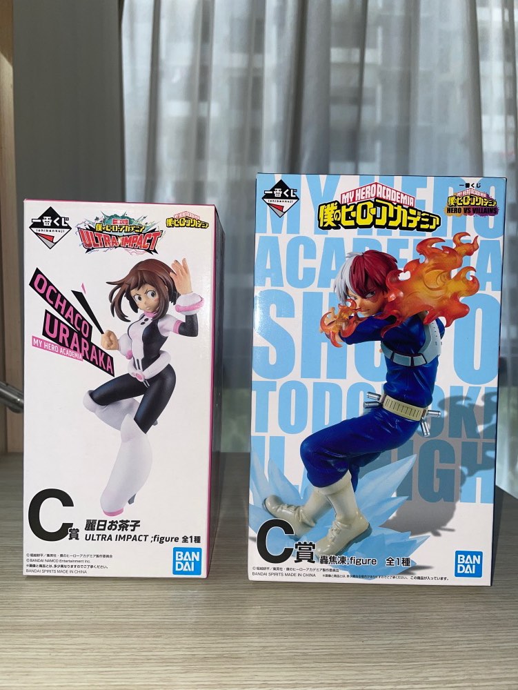 [GOOD DEAL!] MHA Kuji Prize C “Uraraka” & “Shoto Todoroki”, Hobbies ...