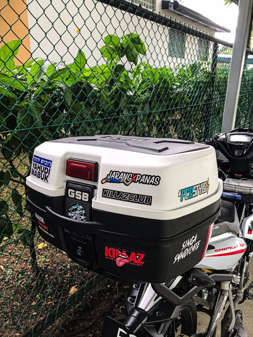 sniper/gsb box, Motorcycles, Motorcycle Accessories on Carousell