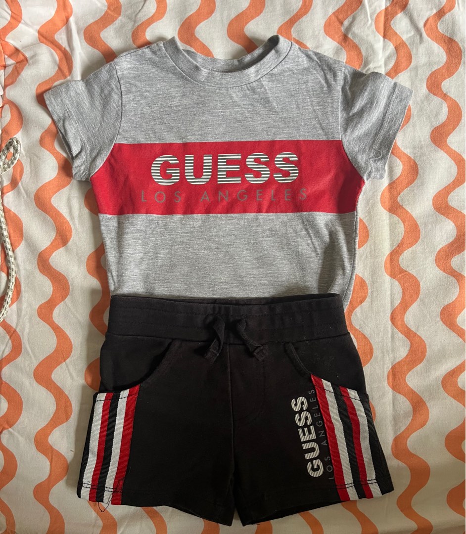 Guess Baby Set, Babies & Kids, Babies & Kids Fashion on Carousell