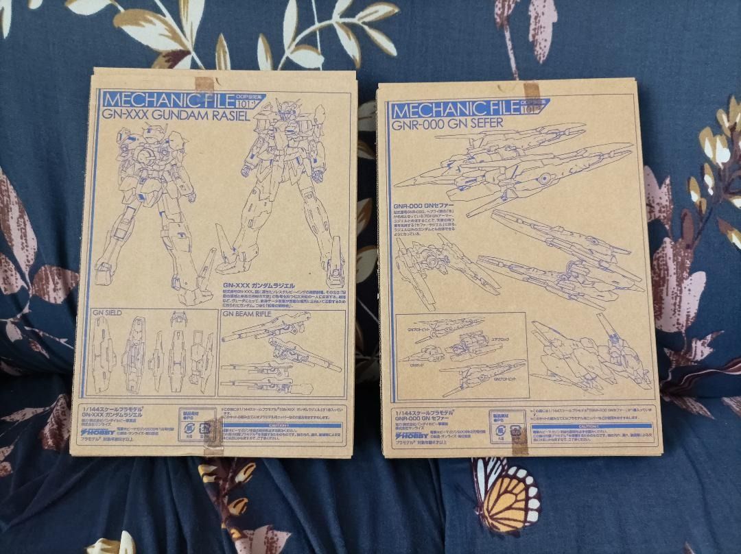 全新未砌 原裝日版 00 GUNDAM 全套2盒可變多種形態 HOBBY 電擊 附錄模型 1/144 RASIEL 秘天使高達+ 00P ...