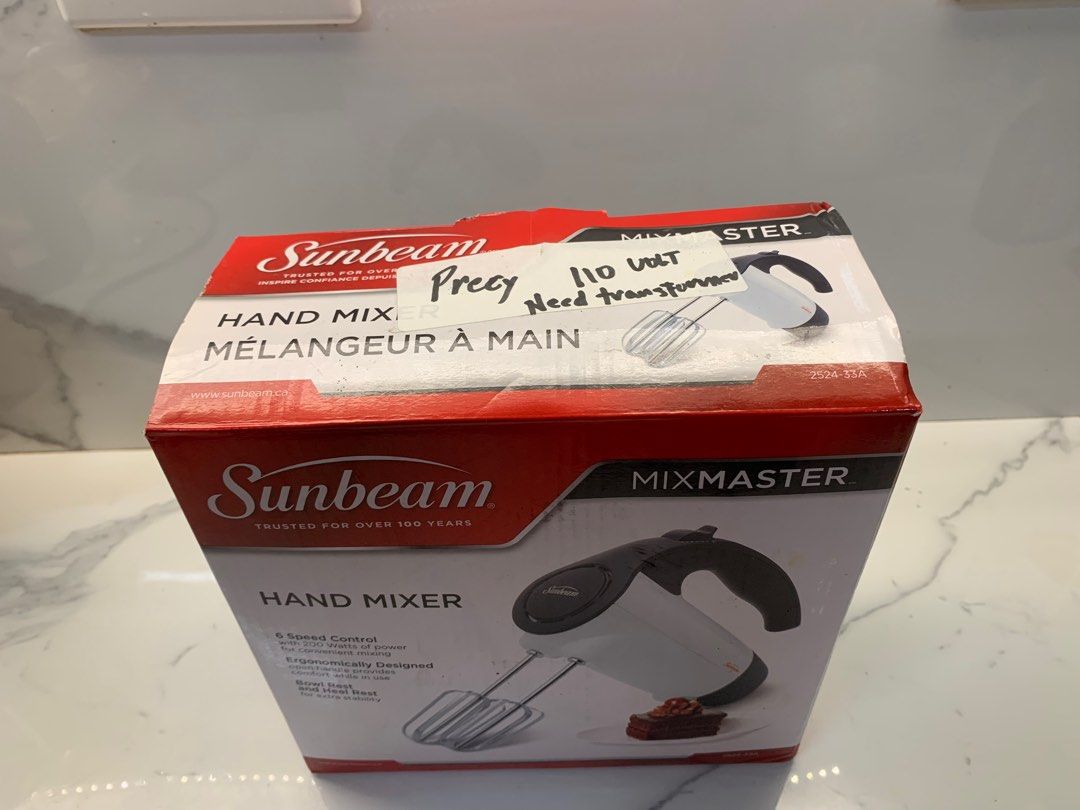 Hand Mixer (Sunbeam), TV & Home Appliances, Kitchen Appliances, Hand ...