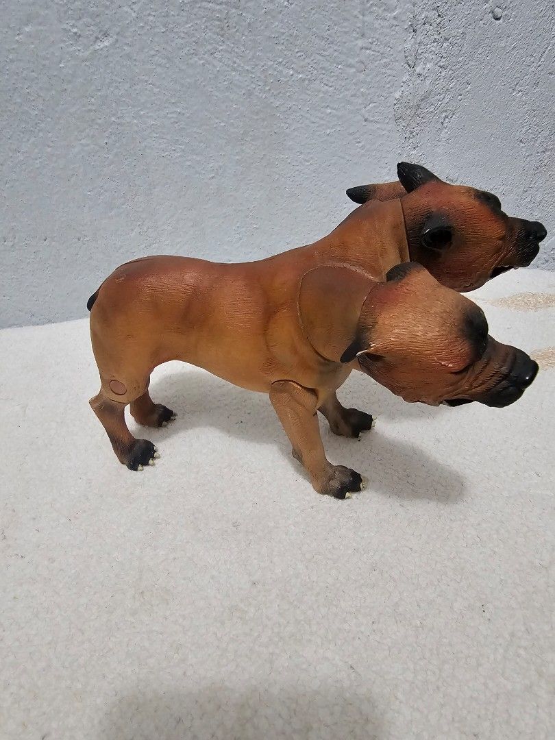 Harry Potter Fluffy Cerberus 3 Headed Dog Action Figure, Hobbies & Toys ...